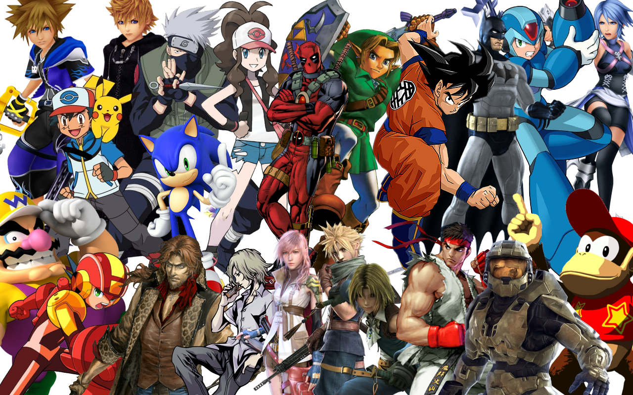 Video Game Characters Wallpaper - Lots Of Game Characters - Free ...