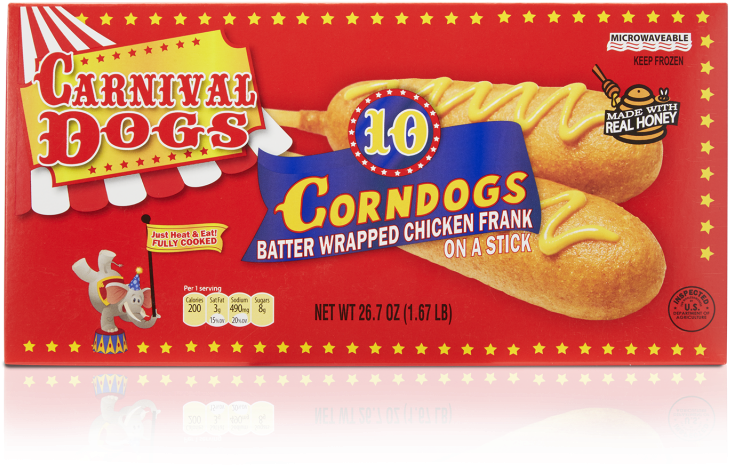 Download Corn Dogs, Mini Corn Dogs, And Pancakes N' Sausage - Carnival ...