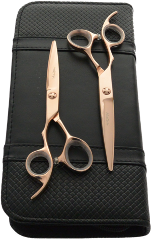 Scissor Tech Icon Lefty Rose Gold Master Barber Combo - Scissors - Free ...