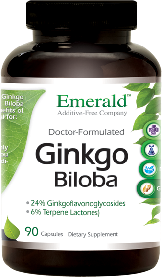 Ginkgo Biloba Bottle - Digestive Enzyme Gluten Free - Free Transparent ...