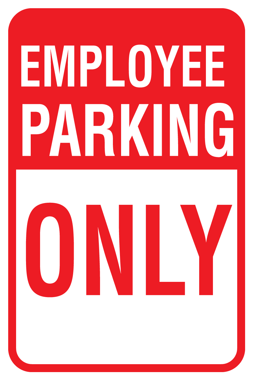 Download Employee Parking Only - Special Event Parking Sign PNG Image ...