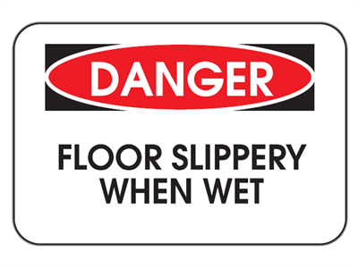 Download Slippery When Wet Sign Png Download - Men Working Ahead Sign ...