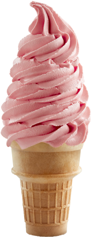Download Strawberry Soft Serve - Soft Ice Cream Strawberry PNG Image ...