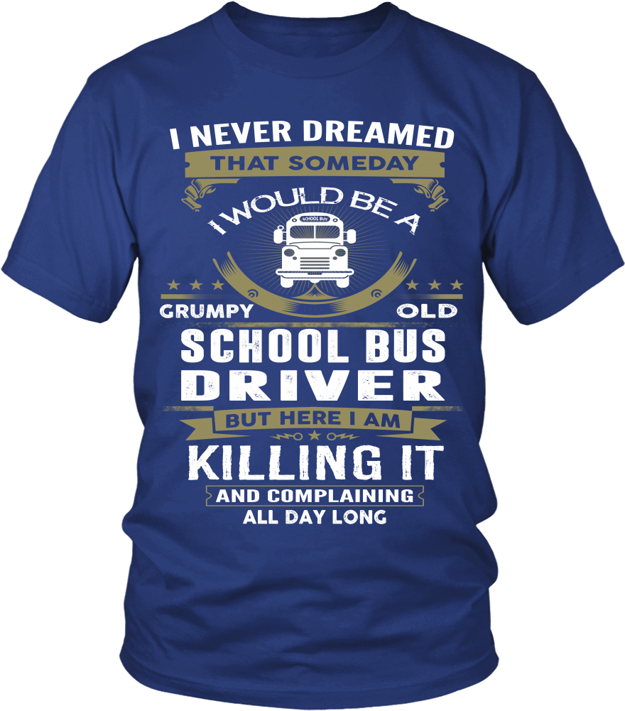 Grumpy Old School Bus - Rick And Morty And Breaking Bad Shirt - Free ...