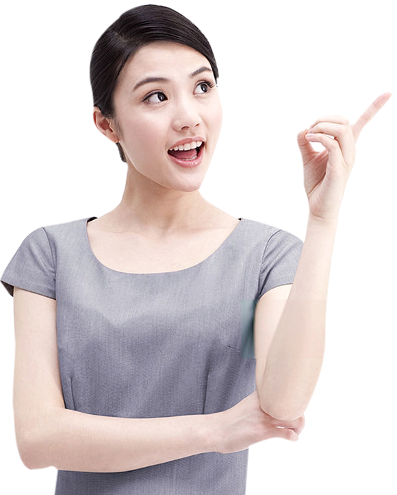 Download Sign Up Now - Girl Pointing Finger Png PNG Image with No ...