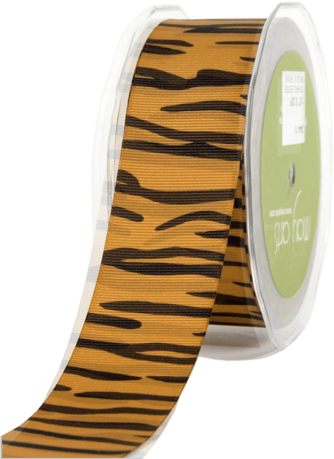 Download Tiger Stripe Ribbon - Tigeranimal Print Grosgrain Ribbon 1-1/2 ...