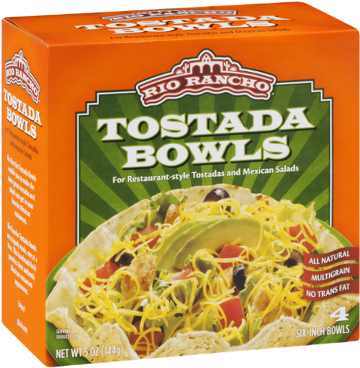 Download Rio Rancho Gluten Free Tostada Bowl, 4 Count By Rio PNG Image ...