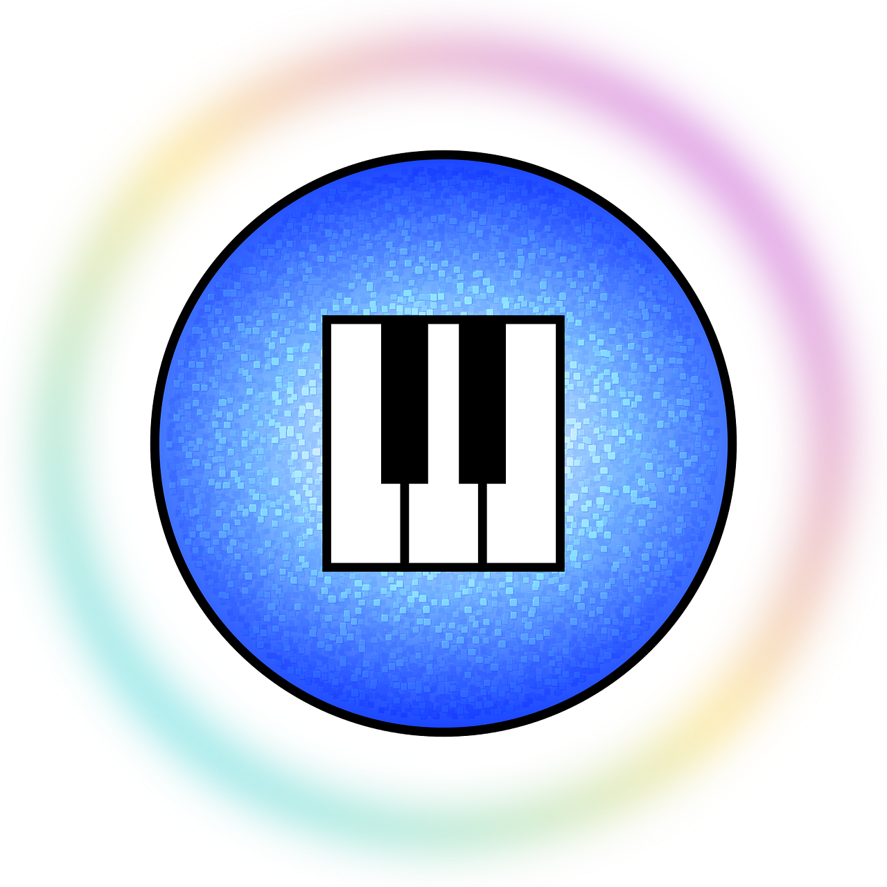 Download Piano,graphic,blue,free Vector Graphics,free Pictures, - Blue ...