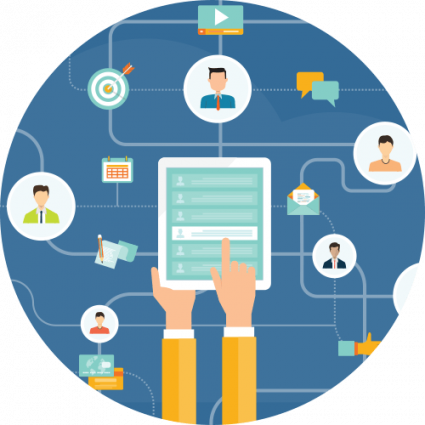 Download Vision Virtual Assistant Circle - Too Many Touch Points PNG ...