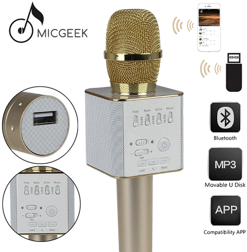 Download Micgeek Q9 Microphone Bluetooth & Speaker Very Good - Q9 ...