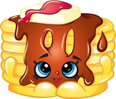 Pancake Clipart Character - Shopkins Pancake - Free Transparent PNG ...