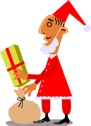 Santa Claus Royalty Free Vector Clip Art Illustration - Free ...