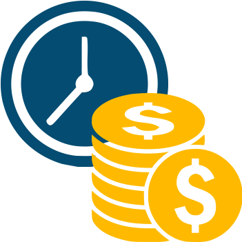 Download Time-money - Money Icon Red Png PNG Image with No Background ...