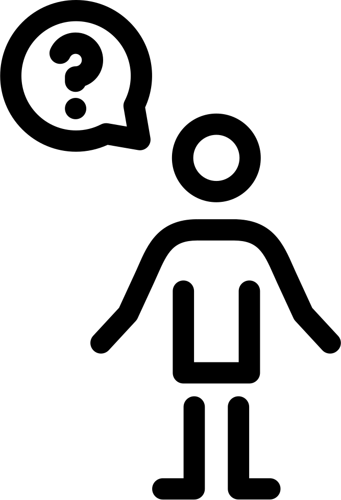 Download Man Questioning Comments - Clip Art PNG Image with No ...