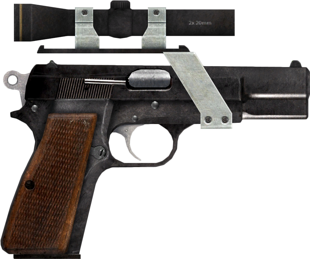 Download 9mm Pistol With Scope Modification - Fallout New Vegas Maria ...