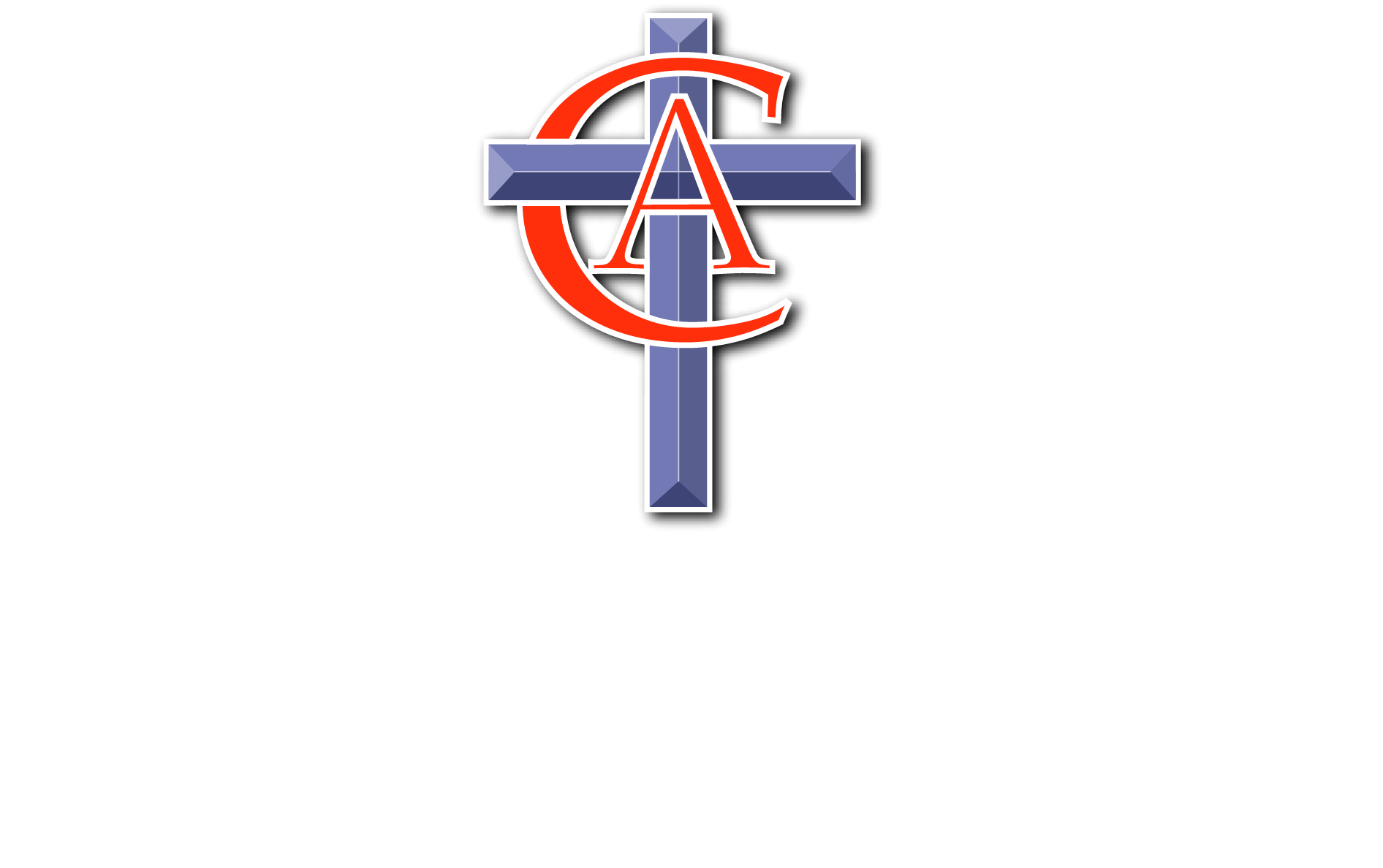School System Stacked White Text - Cross - Free Transparent PNG ...