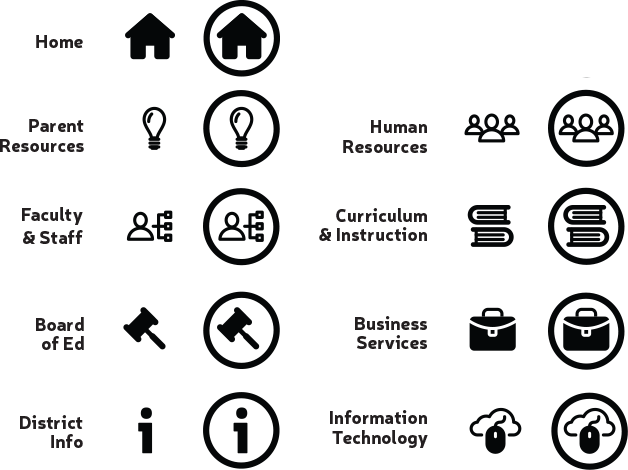 Icons Pack Mainsections - Circle - Free Transparent PNG Download - PNGkey