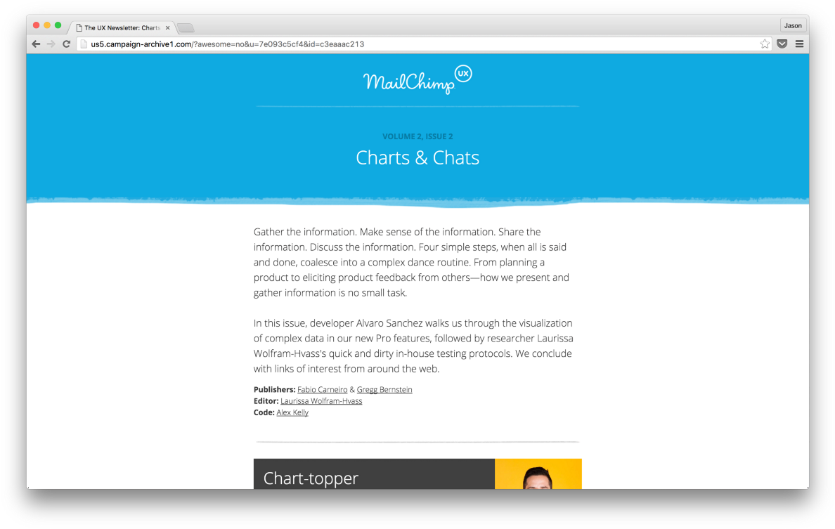 Download The Mailchimp Ux Team's Newsletter - Optimum PNG Image with No ...