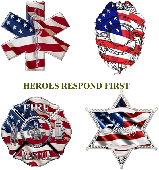 Community Heroes - Honoring Our First Responders - Free Transparent PNG ...