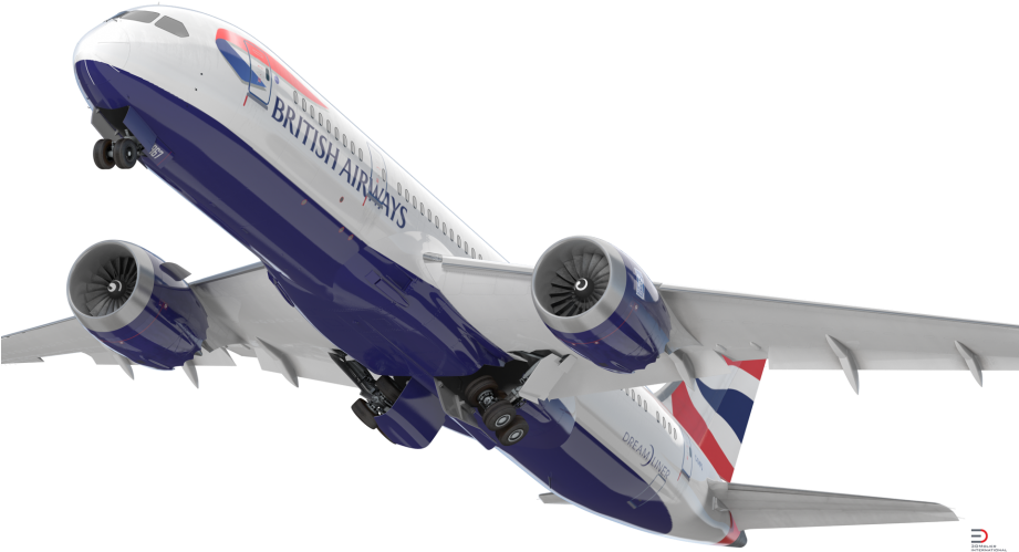 Download Boeing 787-8 Dreamliner British Airways Rigged 3d Model ...