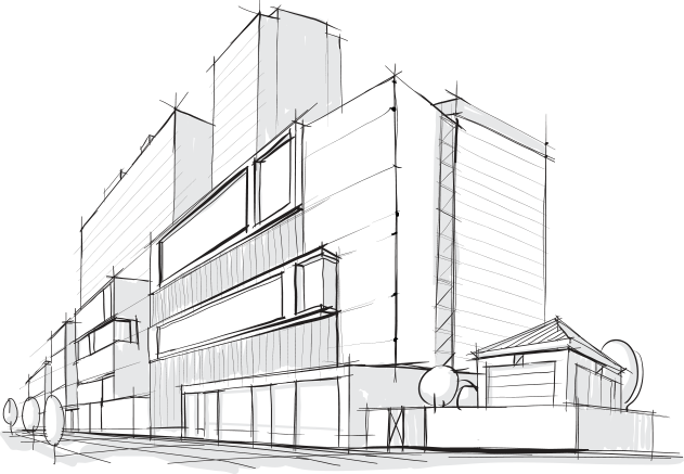 Download About Us - Building Sketch PNG Image with No Background ...