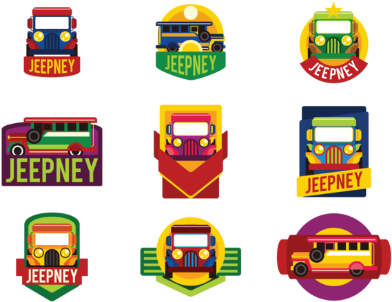 Download Jeepney Labels Vector - Jeepney Front View Vector PNG Image ...