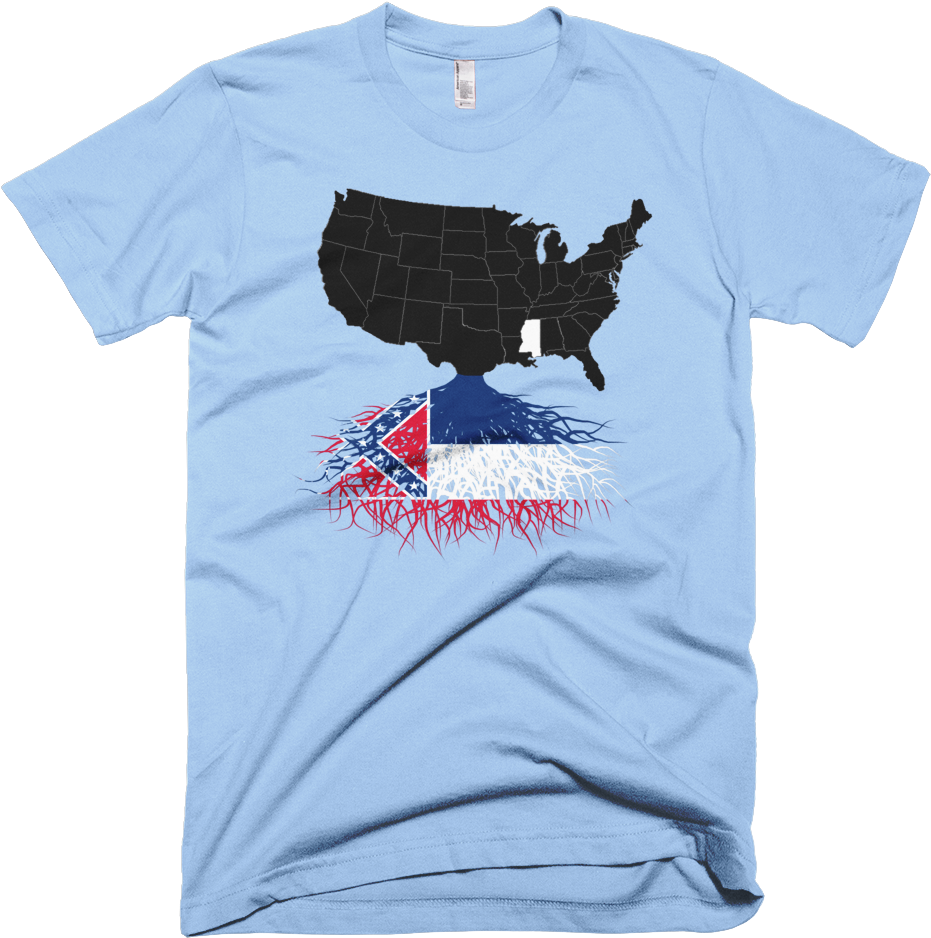 Download Mississippi Roots - T-shirt PNG Image with No Background ...