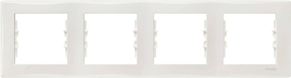 Horizontal 4-gang Frame - Metal - Free Transparent PNG Download - PNGkey