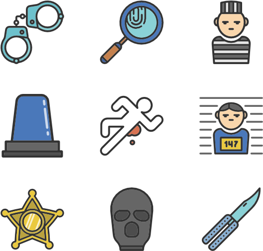 Police Elements 35 Icons - Police Icons - Free Transparent PNG Download ...