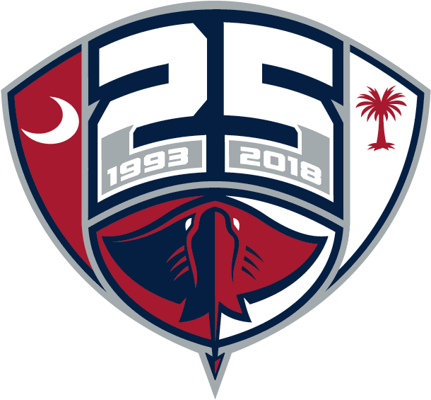 Download South Carolina Stingrays 25th Anniversary PNG Image with No ...