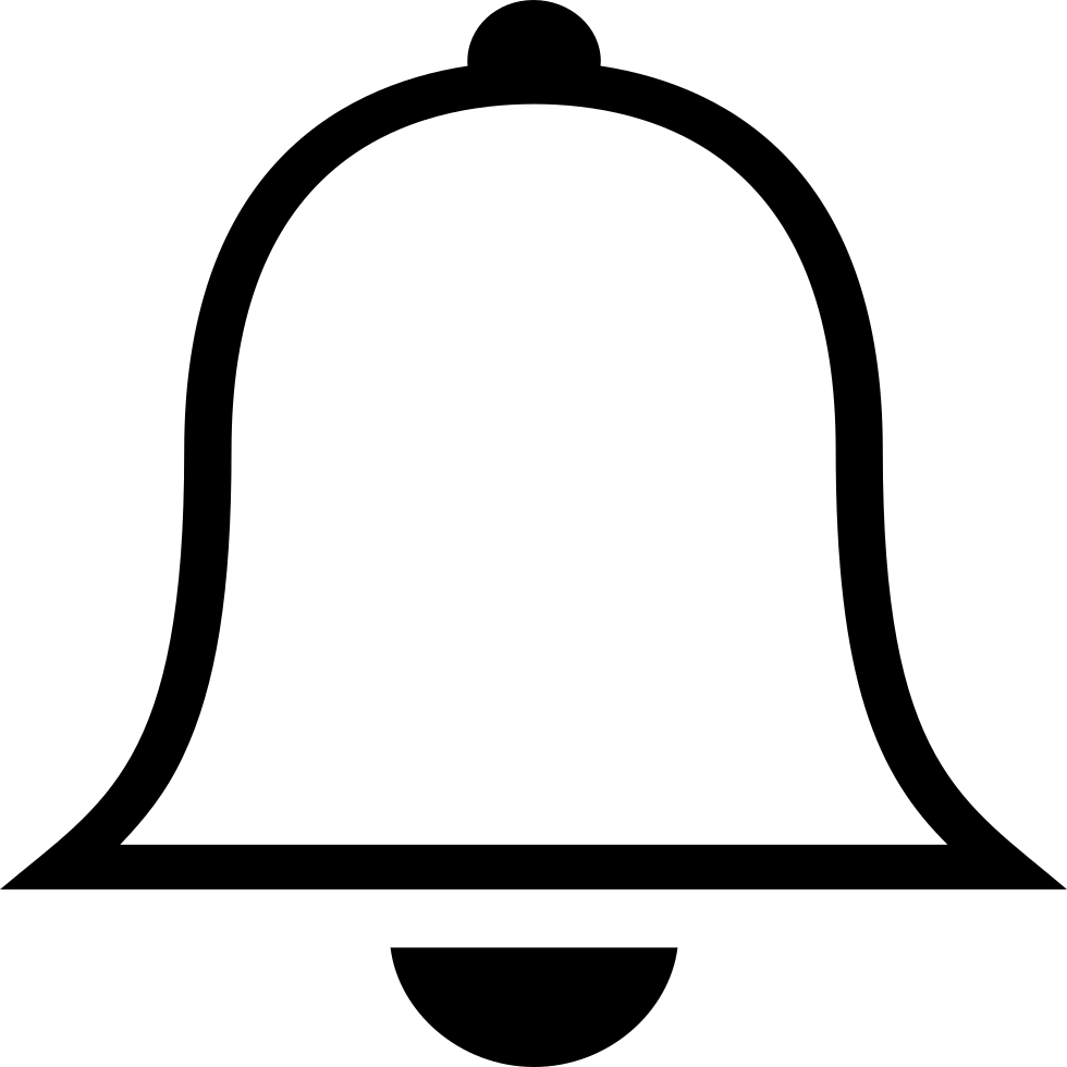 Download Ios Bell Outline Comments - Bell Icon Outline Png PNG Image ...