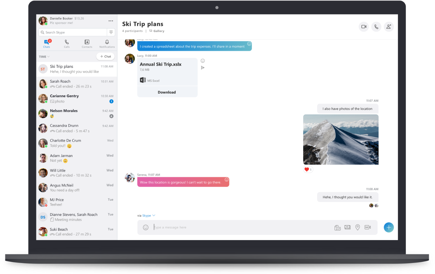 Download Instead, The App Is Introducing A Simpler Navigation - Skype ...