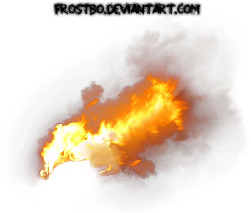Fire Stock 08 By Frostbo - Fire And Smoke Png - Free Transparent PNG ...