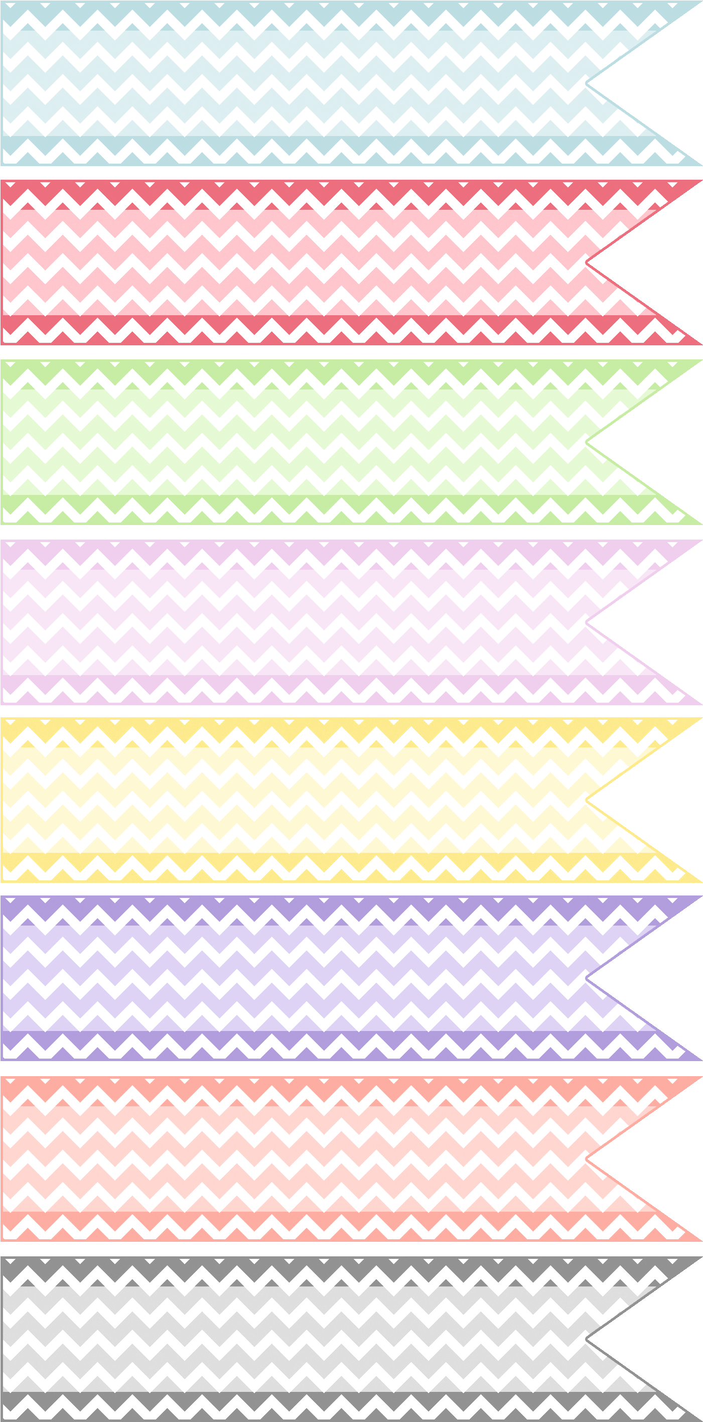 Download Free Chevron Stripe Ribbon Digital Collection - Free Digital ...