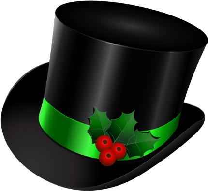 Download Top Hat With Holly Png Dixie Allan Hbmqht Clipart - Top Hat ...