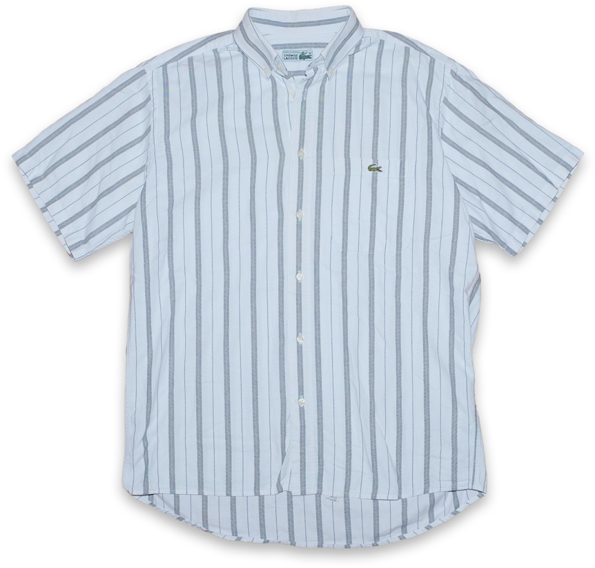 Download Vintage Chemise Lacoste Vertical Striped Button Down - Shirt ...