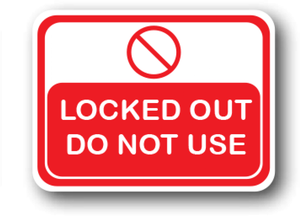 Download Locked Out Do Not Use Adhesive Floor Signs - Safety Signage In ...