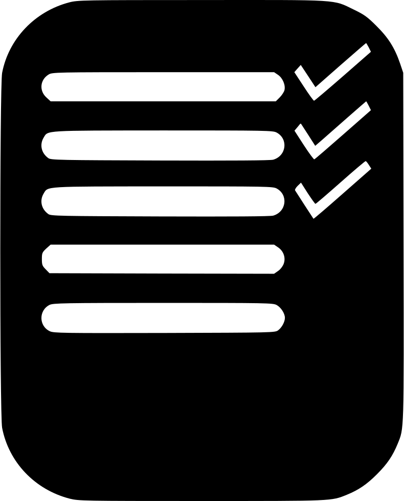 Checklist - Icon - Free Transparent PNG Download - PNGkey
