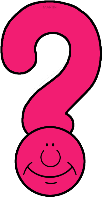 Pink Question Mark Clipart Black