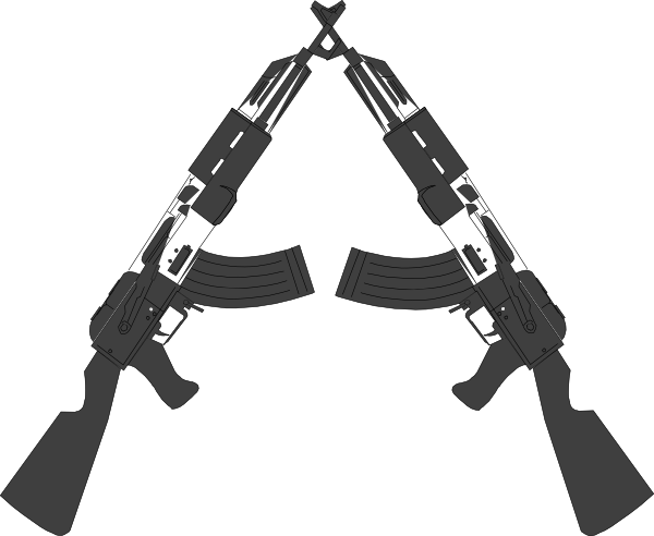 Download Guns Crossed Transparent Background PNG Image with No ...