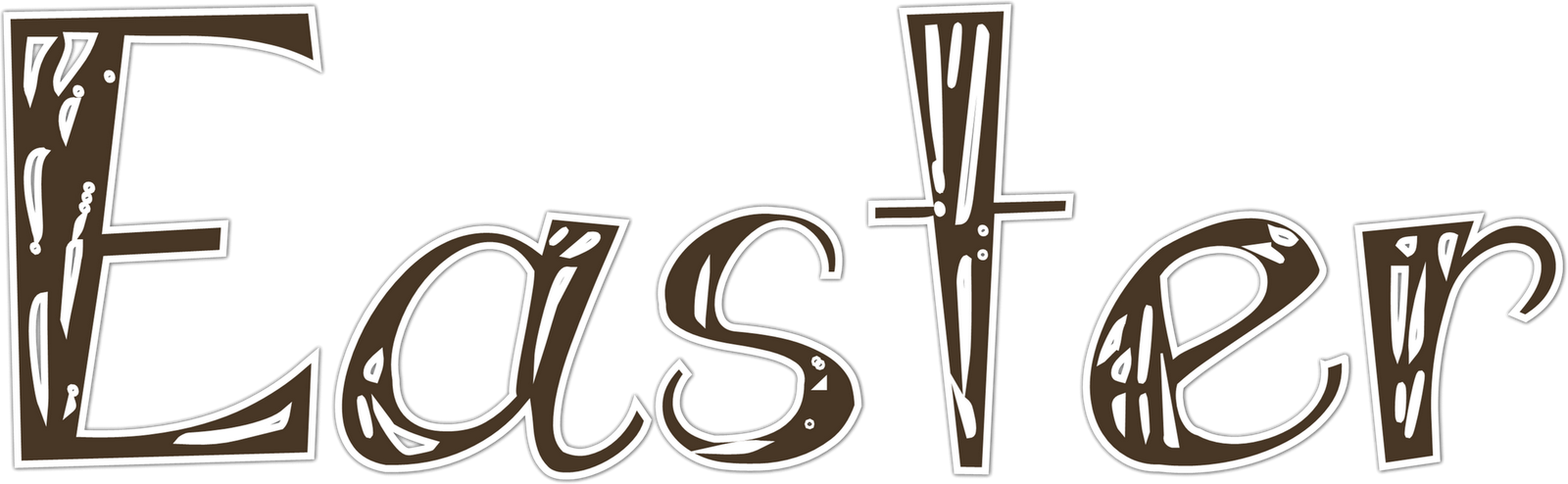 Download April 03, 2012 • Freebees - Easter Word Art Png PNG Image with ...