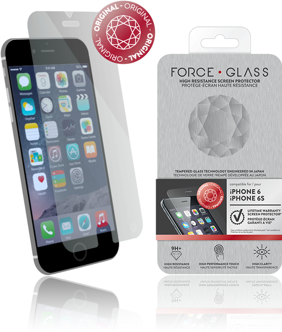 Download Original - Force Glass Screen Protector PNG Image with No ...