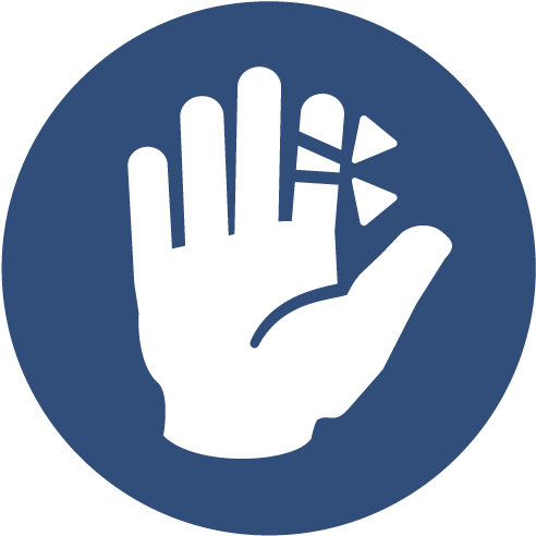 Download Work Injury Center - Hand & Finger Injury Icon PNG Image with ...