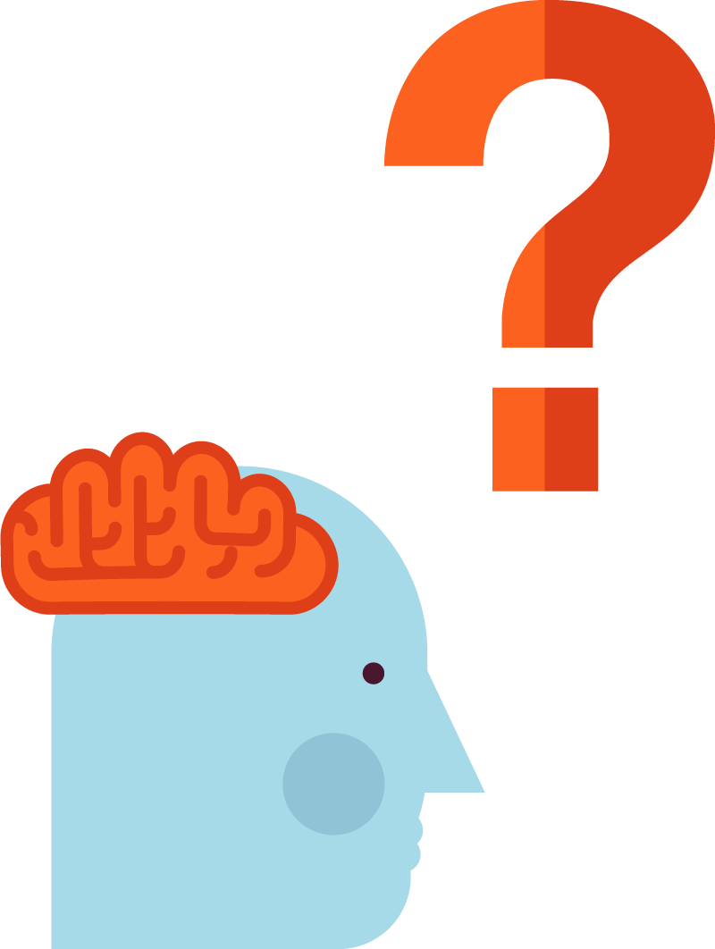 Brain Dude Question Mark - Brain Question Mark Png - Free Transparent ...