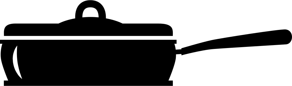 Download Flat Covered Pan Kitchen Tool For Cooking From Side - Cooking ...