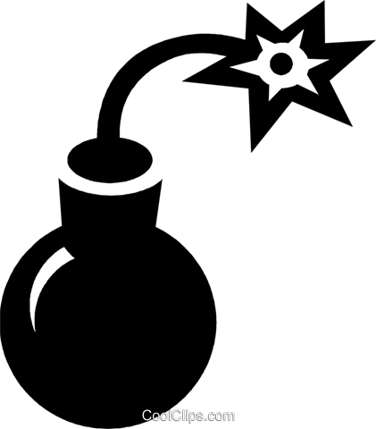 Download Bomb With A Fuse Royalty Free Vector Clip Art Illustration ...