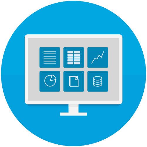 Download A Computer Monitor Displaying Various Icons - Business ...
