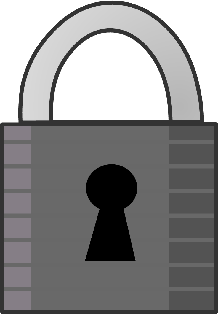 Download Lock - Bfdi Lock PNG Image with No Background - PNGkey.com