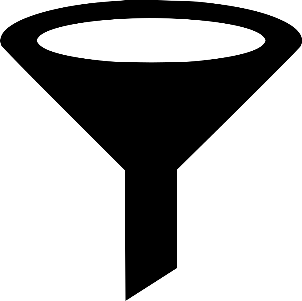 Download Png File Svg - Funnel Vector Png PNG Image with No Background ...