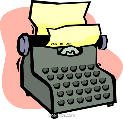 Download Typewriter Royalty Free Vector Clip Art Illustration ...